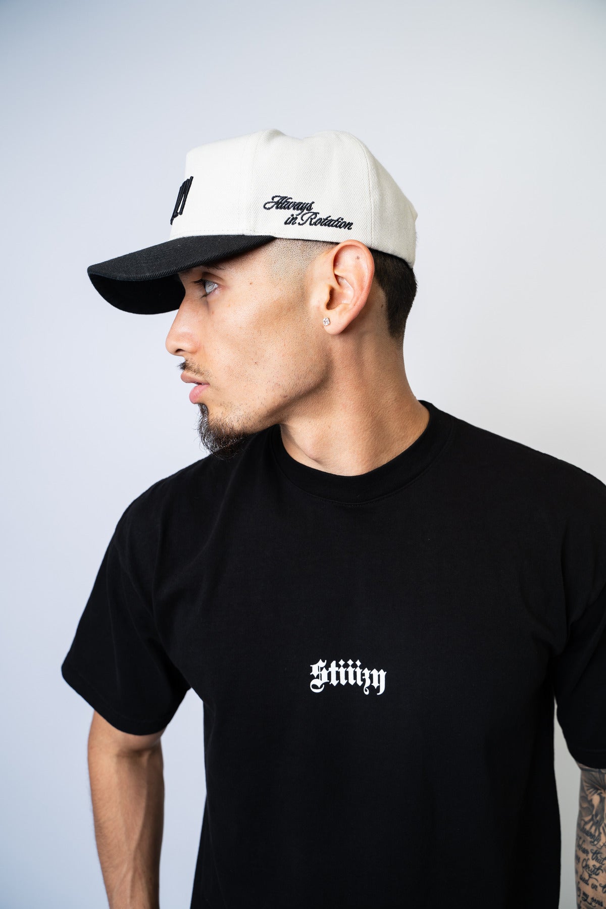 STIIIZY Premium Cream Snapback – Luxury Streetwear Hats