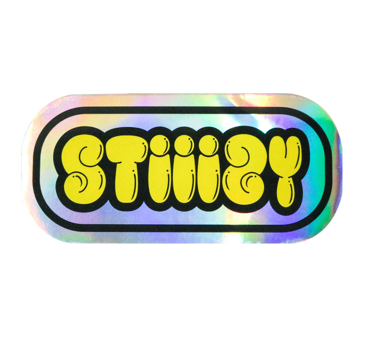 STIIIZY BUBBLES STICKER | Holographic Vibe